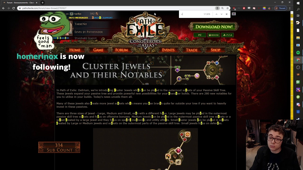 3.10 Cluster Jewel Notable Notables - YouTube