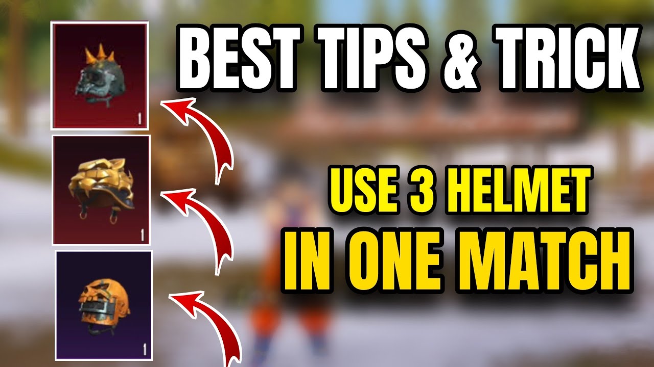 নতুন টিপস্ & ট্রিক 😱 এক ম্যাচে ৩ হেলমেট কিভাবে ইউজ করবে | New Tips & Tricks Pubg Mobile - YouTube
