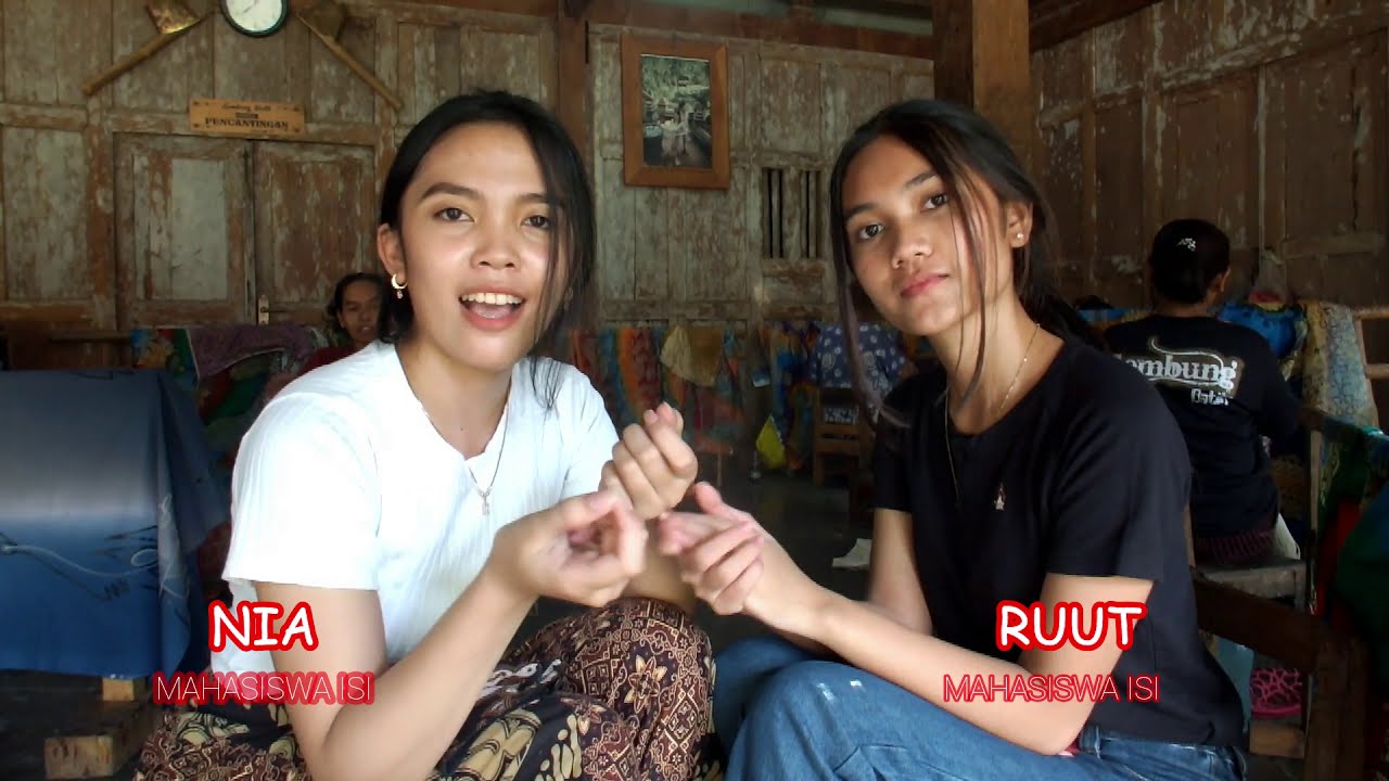 Asiknya mahasiswa ISI membatik langusng di Sembung Batik | | PART I ...