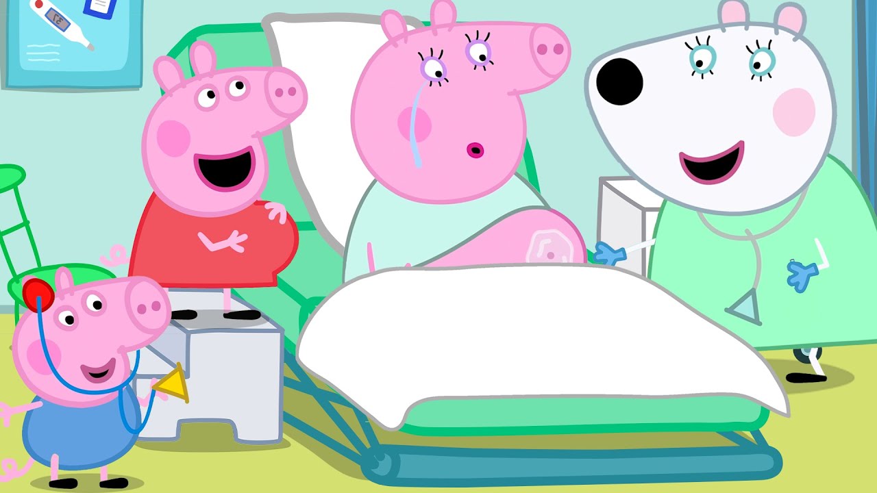 Peppa Pig Goes BABY Evie's Check Up!🐷Pregnancy Mummy Pig's Hospital ...