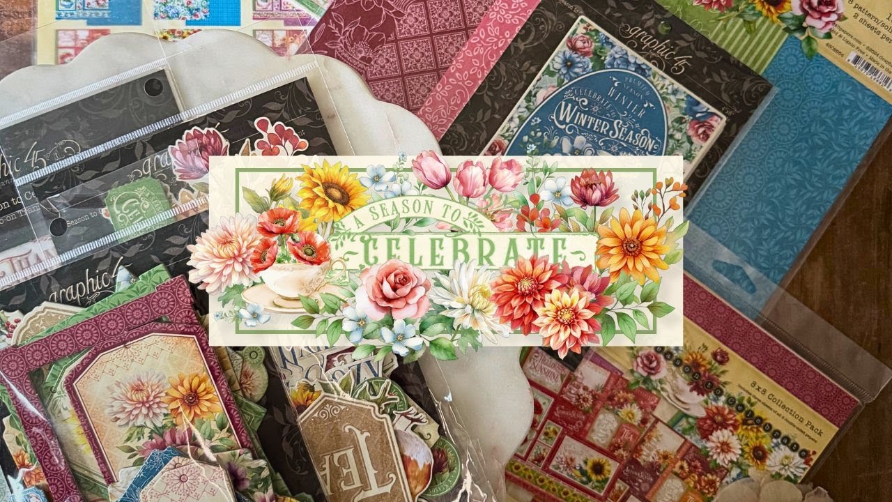 How To Make Beautiful Cards For Every Season | Graphic 45 ‘Season To ...