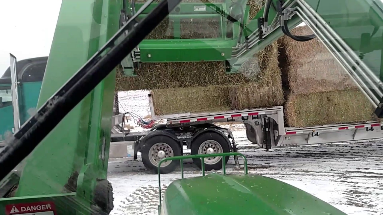 Loading hay - YouTube