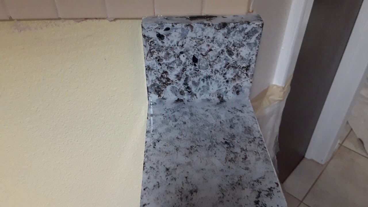 FLEX-OVERLAYS- Granite look for a small house in Brooksville - YouTube