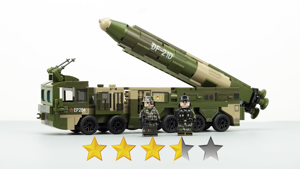 LEGO MILITARY: DF21D-ANTI-SHIP BALLISTIC MISSILE BRICK SET UNBOX ...