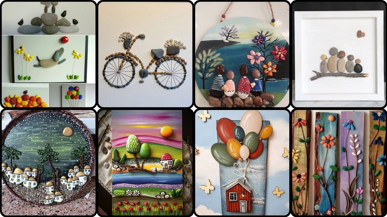 diy best pebbles art designs ideas for you/ beautiful and latest Stone ...