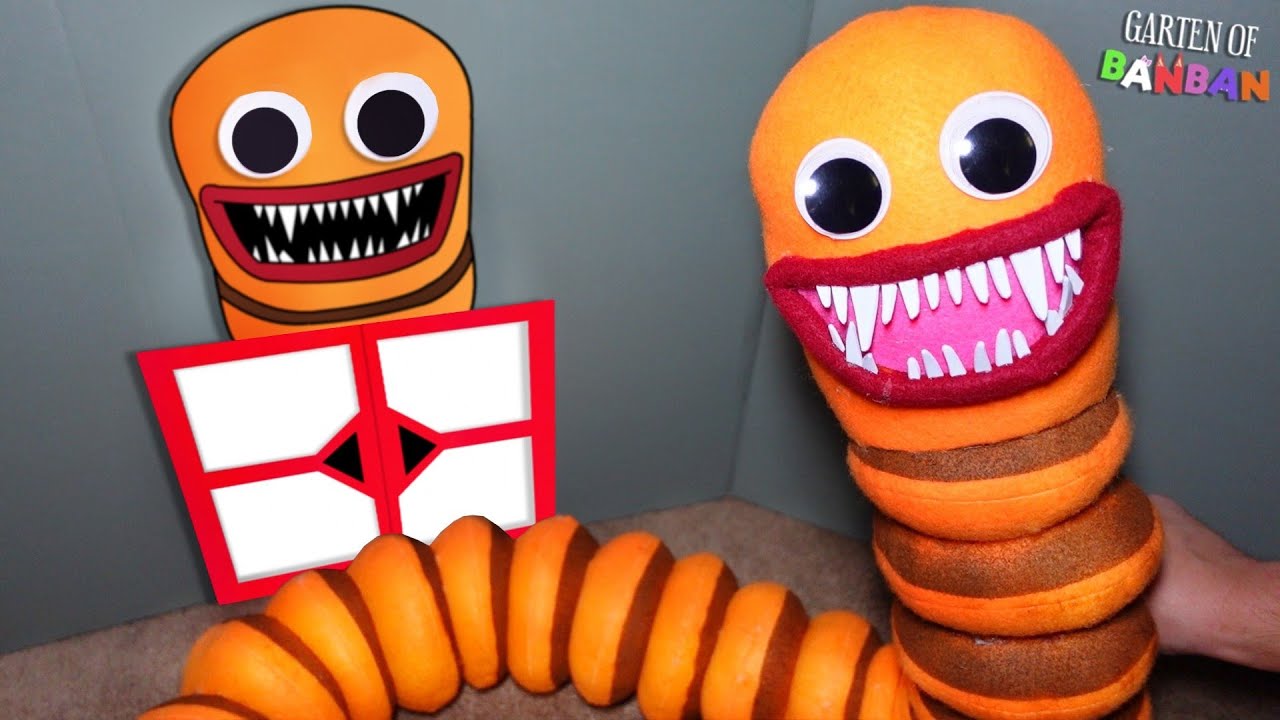 Garten of Banban 4 - JOYVILLE BIG WORM - Boss Fight - YouTube