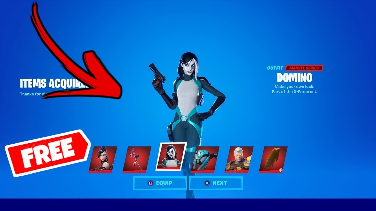 HOW TO GET DOMINO SKIN IN FOTNITE! ( FREE DOMINO SKIN ) - YouTube