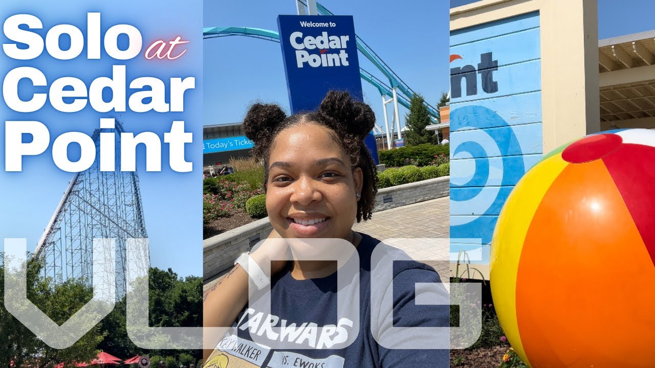 Solo Adventure At CEDAR POINT 🎢 & Cedar Point Shores Waterpark - YouTube
