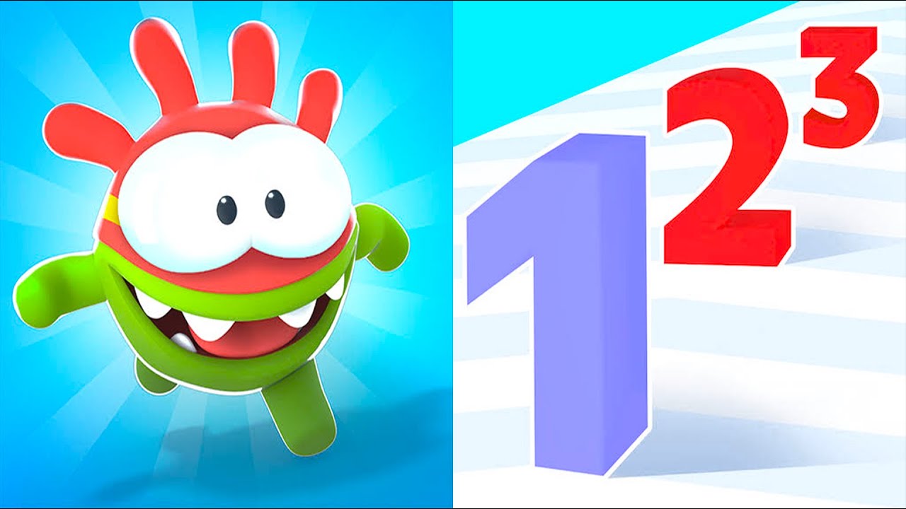 Om Nom Run VS Number Master Android IOS Gameplay#4 - YouTube