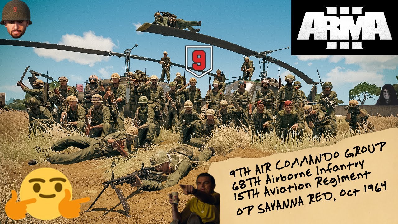 Arma 3 - 9th Air Commandos: Operation Savanna Red - YouTube
