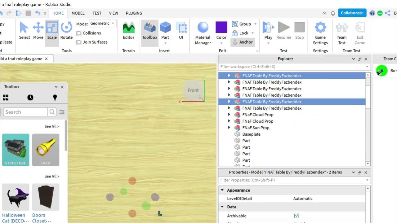 how to make your own fnaf rp game (adding stuff inside) - YouTube