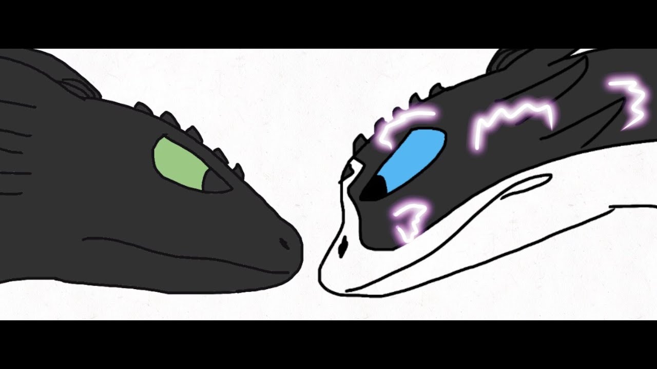 Toothless v.s. Thunder Animation - YouTube