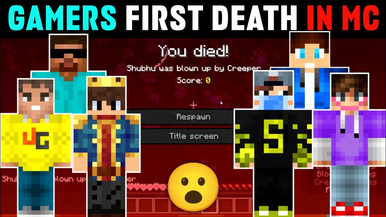 GAMERS REACTION WHEN THEY PLAY MINECRAFT FIRST TIME IN LIFE ! Ft. # ...