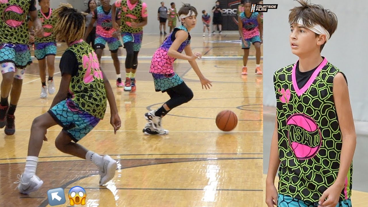 STEPH CURRY 2.0?!? 7th Grader Austin Sears TAKES OVER at the MSHTV Camp ...