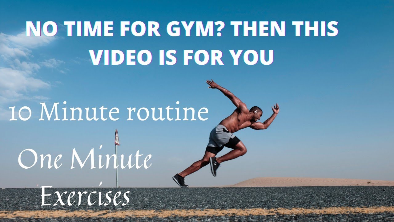 NO TIME FOR GYM?|Then this video is for you| 10 Minute Routine | One ...