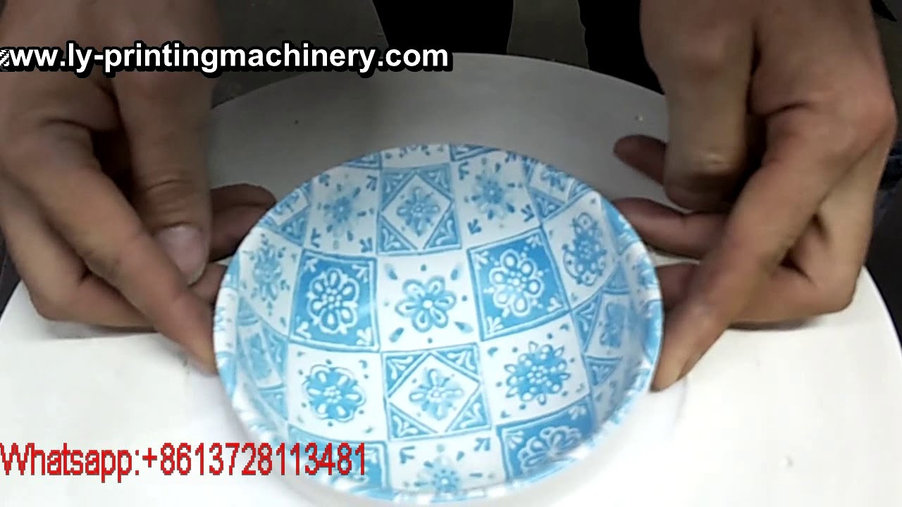 kitchen ware dish ceramic bowl pad printing machine from Lian Yi ...
