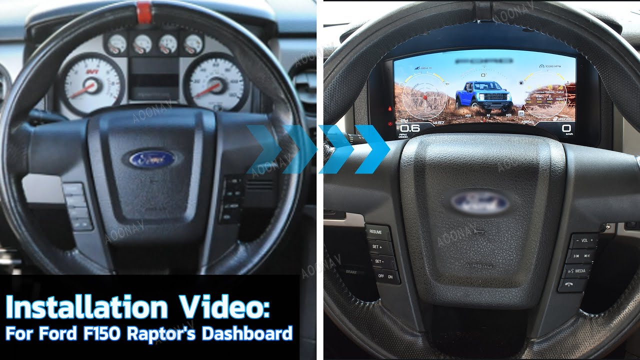 aoonav Installation Video For Ford F150 Raptor 2009-2012 Digital ...