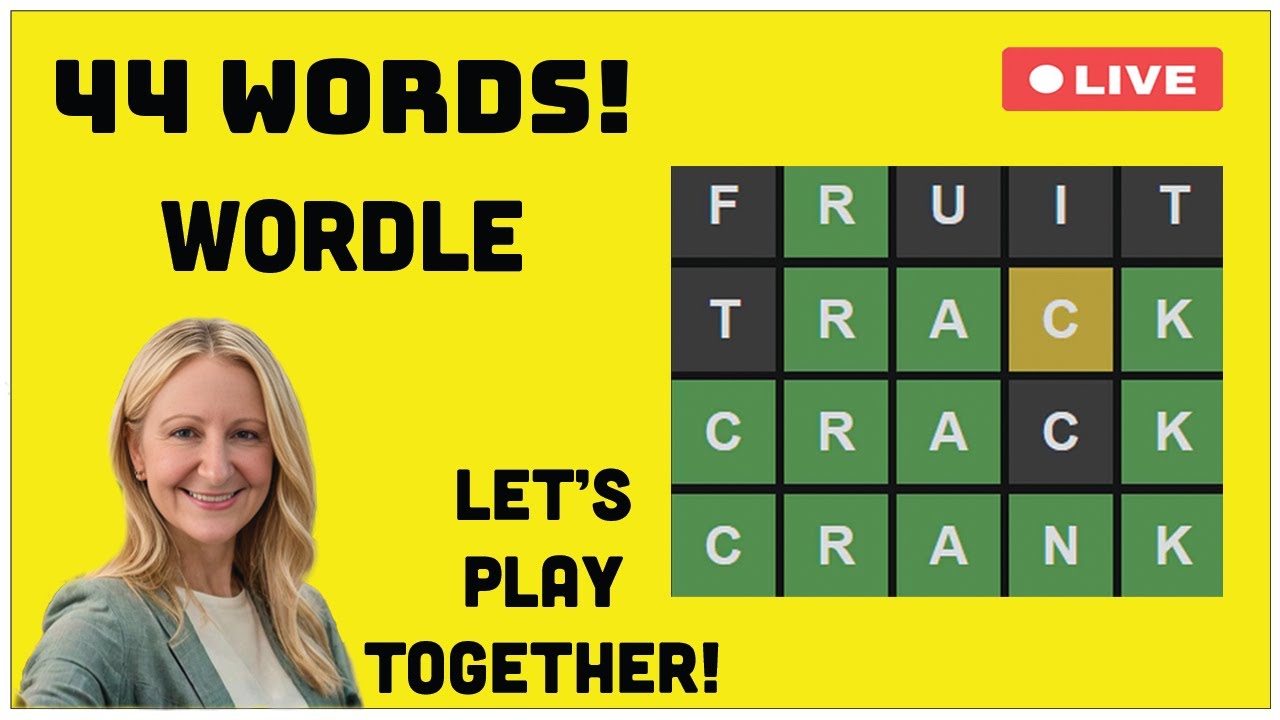 Wordle Warriors Unite! 🕒 44 Words in 45 Minutes Challenge - YouTube