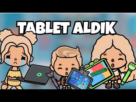 ÇOCUKLAR BENİ BATIRDI😭 - TABLET ALDIK - TEKNOLOJİ ALIŞVERİŞİ - TOCA WORLD TÜRKÇE | Ececim