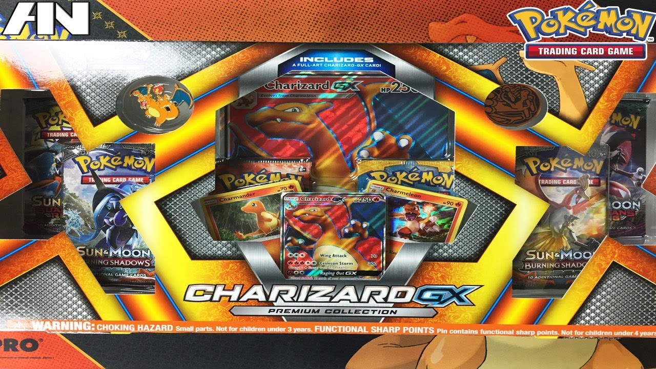 Charizard-GX Premium Collection - Pokemon Cards - YouTube