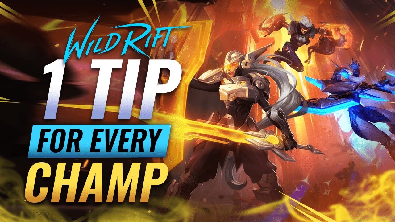 1 Tip for EVERY Champion in Wild Rift (LoL Mobile) - YouTube