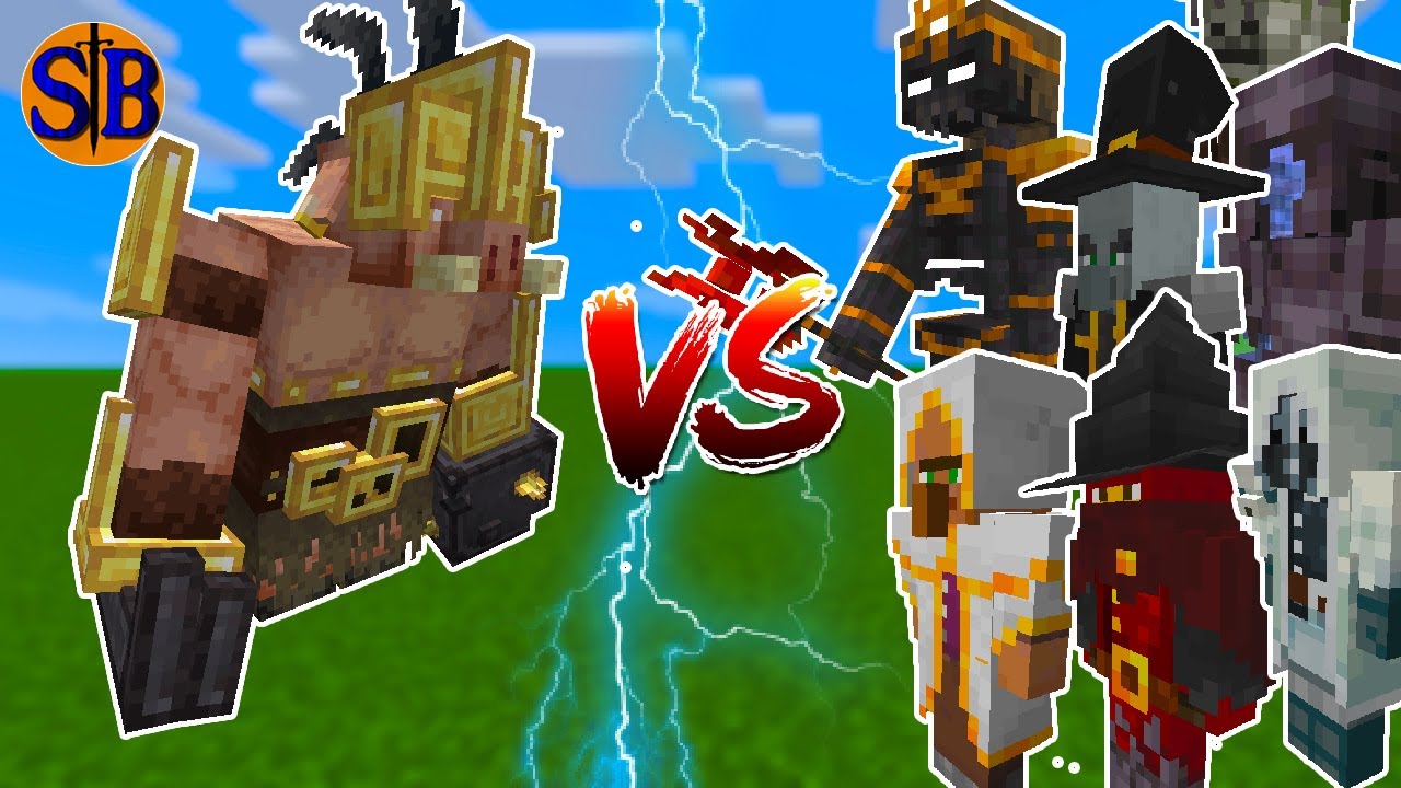 Portal Guard vs Iron spell and spellbook | Minecraft Mob Battle - YouTube