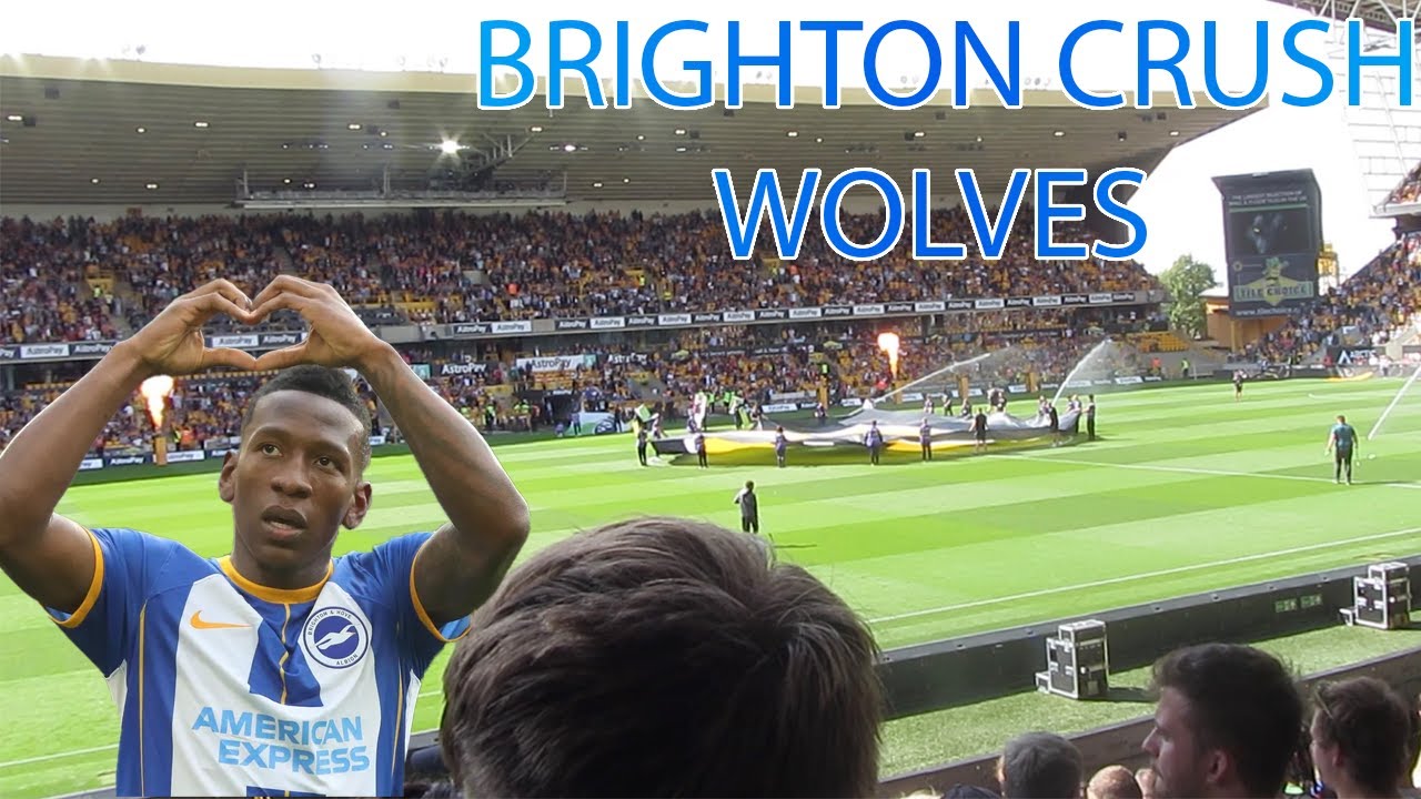 Wolves vs Brighton || Estupinan scores first PL goal || BRIGHTON WIN 4 ...