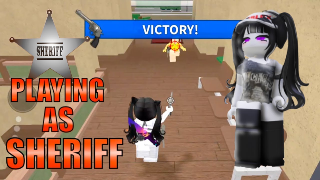 ROBLOX MURDER MYSTERY GAMEPLAY AS SHERIFF - YouTube