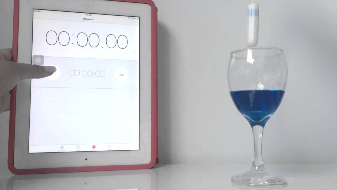 Tampon Absorbency Experiment - YouTube