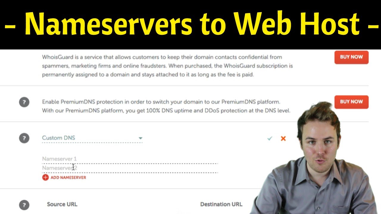 How To Point Your DNS Nameservers To Your Website Host Step by Step - YouTube