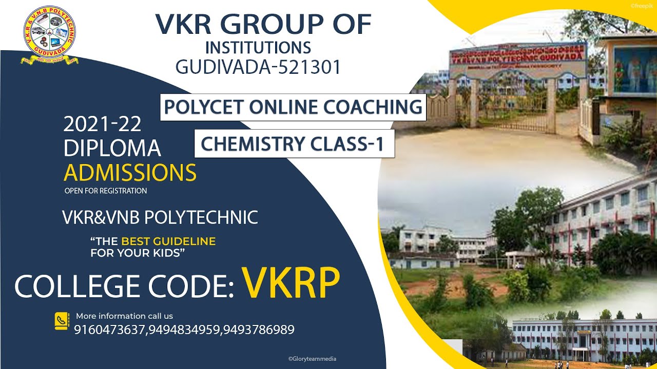 CHEMISTRY ACIDS,BASES AND SALTS CLASS -1|POLYCET CODE:VKRP | VKR&VNB ...