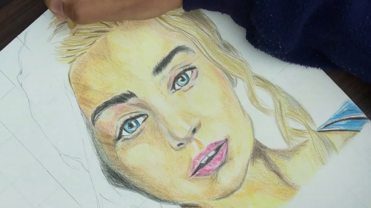 GOT DAENERYS TARGARYEN MHYSA ART TIMELAPSE - YouTube
