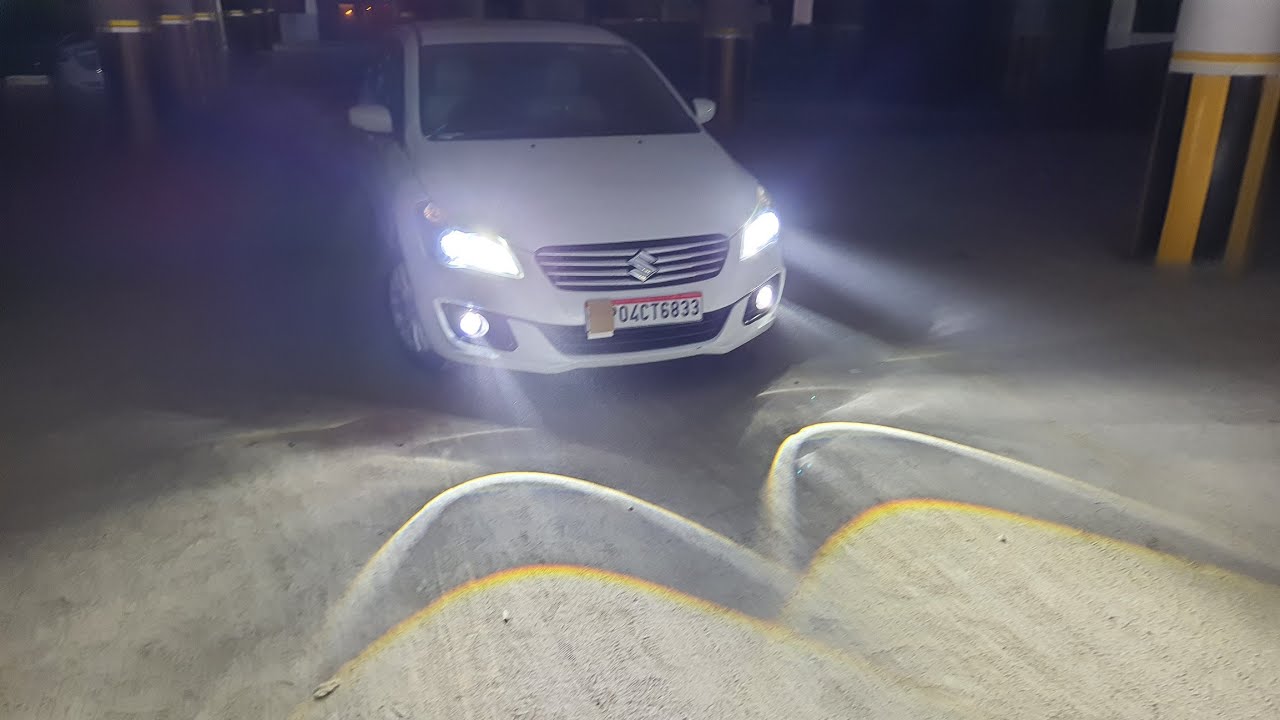 Maruti Suzuki ciaz install moco LED headlight bulb 220watt moco IPH ...