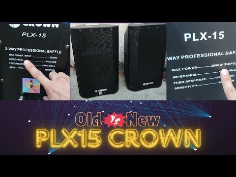 PLX15 Crown | old vs new version | Sound Check ️ - YouTube
