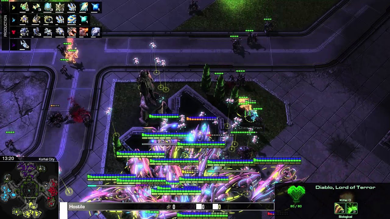 StarCraft 2 Subscriber Showdown: Korhal City FFA Zombies! - YouTube