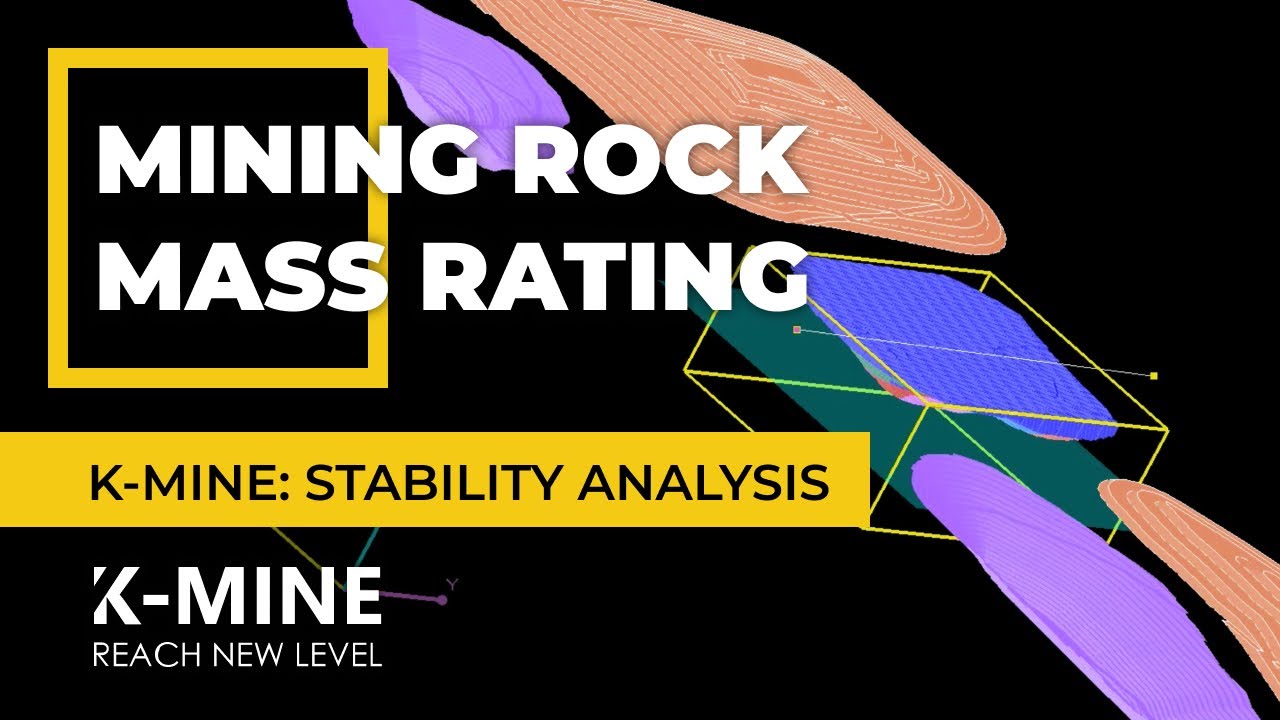 Calculate Mining Rock Mass Rating in K-MINE - YouTube