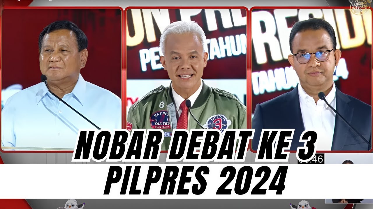 FULL DEBAT CAPRES KETIGA 3 PILPRES 2024 | DEBAT CAPRES KE 3 - YouTube