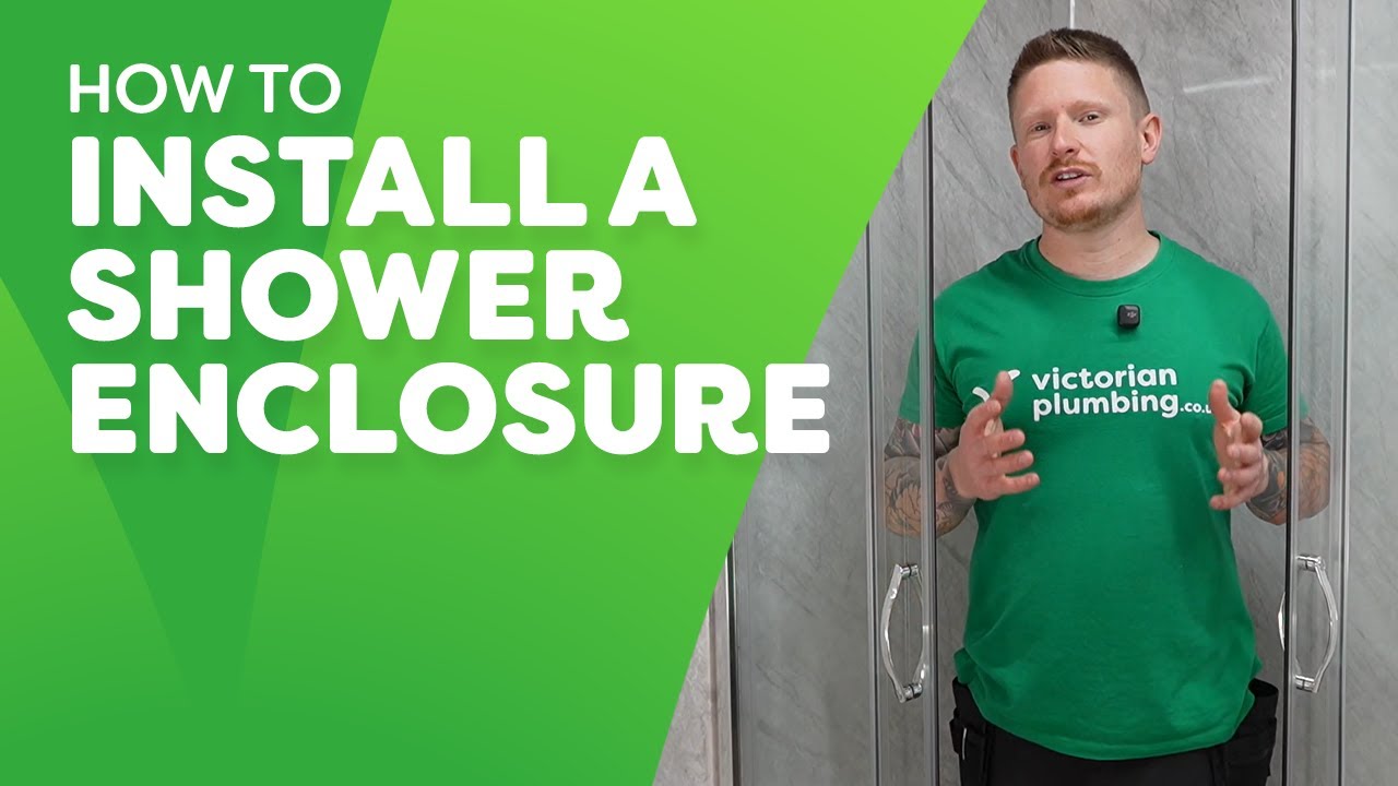How to Install a Shower Enclosure | 6 Minute DIY! - YouTube