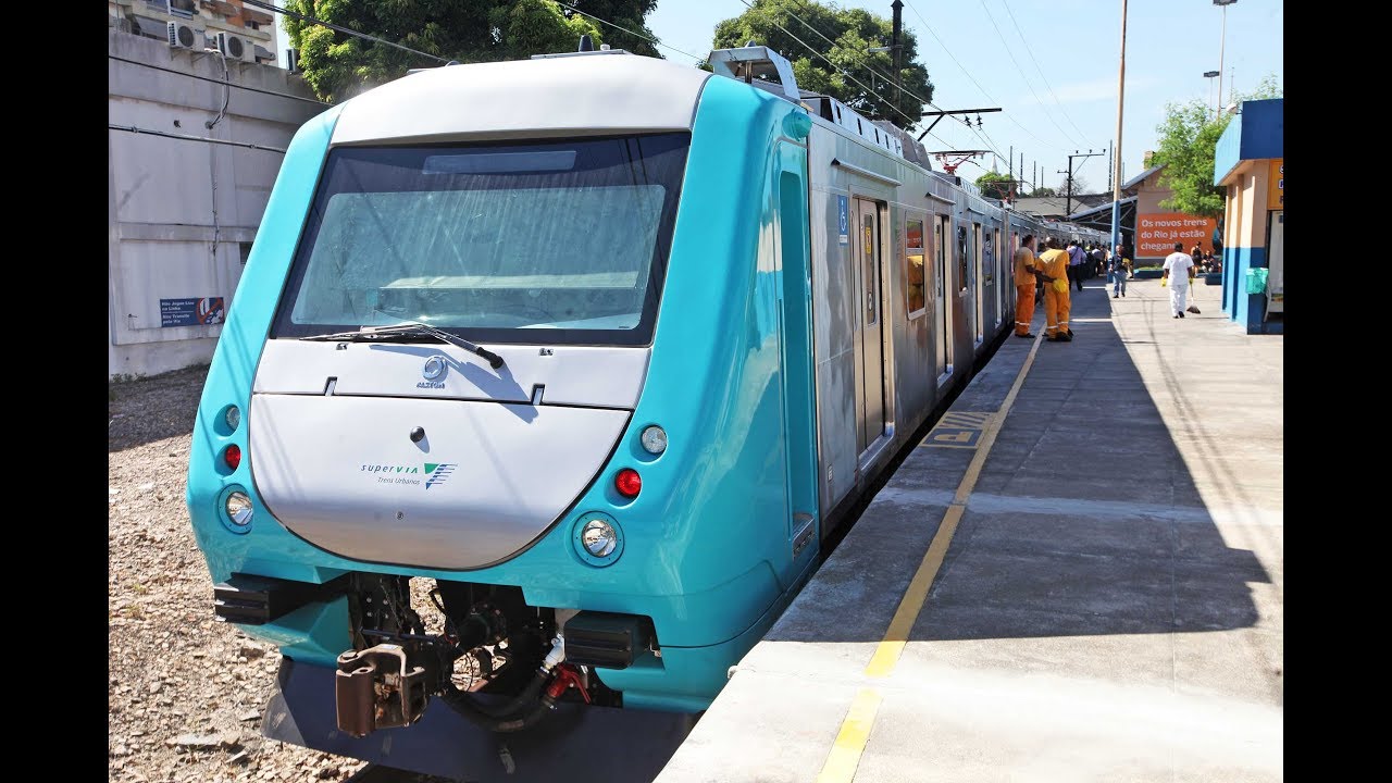 SuperVia - A bordo Alstom 4000 da Central até Triagem - YouTube