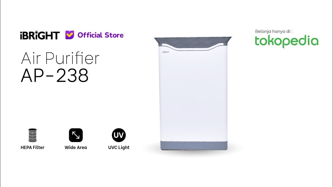 iBright Air Purifier AP-238 - YouTube