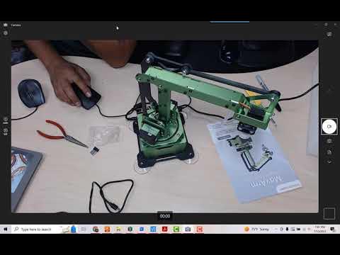 HiWonder MaxArm Robot Arm Unboxing Software Preview Arduino MicroPython ESP32 BT Kinematics Part ...