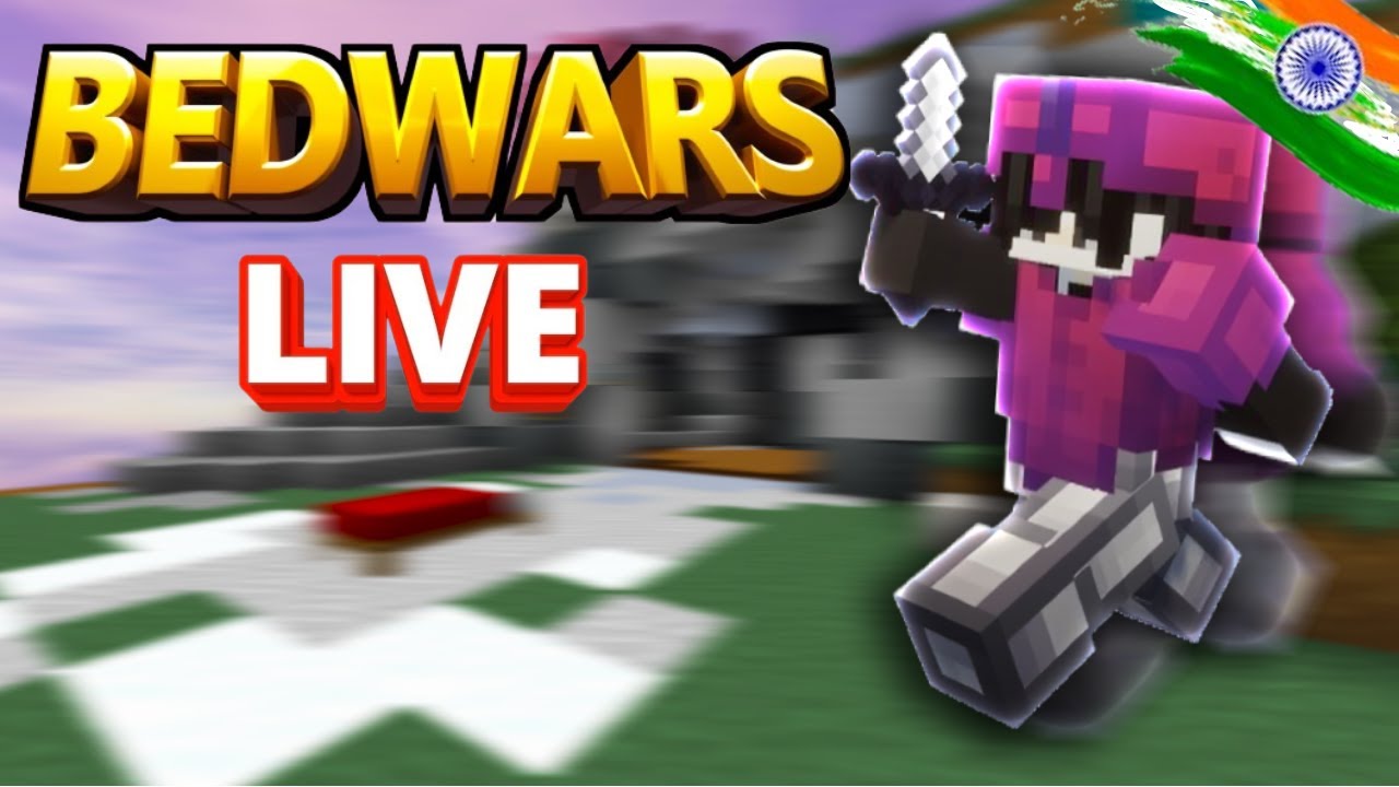 Minecraft Bedwars With Subs | PVP Live | Hindi - YouTube