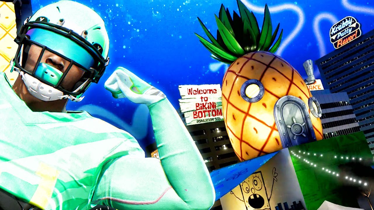 THE YARD NEXT GEN SPONGEBOB UPDATE! Madden 21 Bikini Bottom Gameplay ...