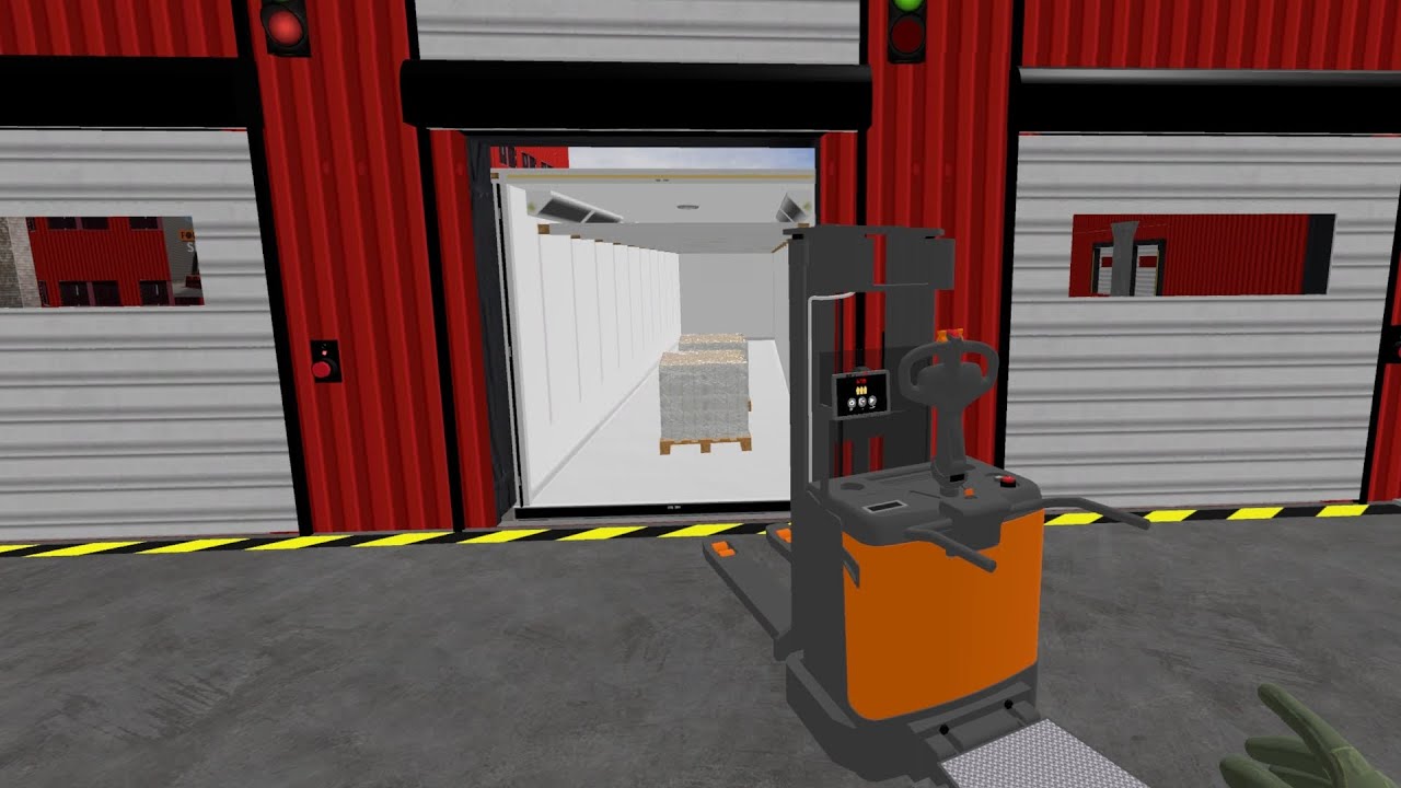 Forklift Driving Simulator VR | Part 10 | PCVR | Oculus Quest 3 - YouTube