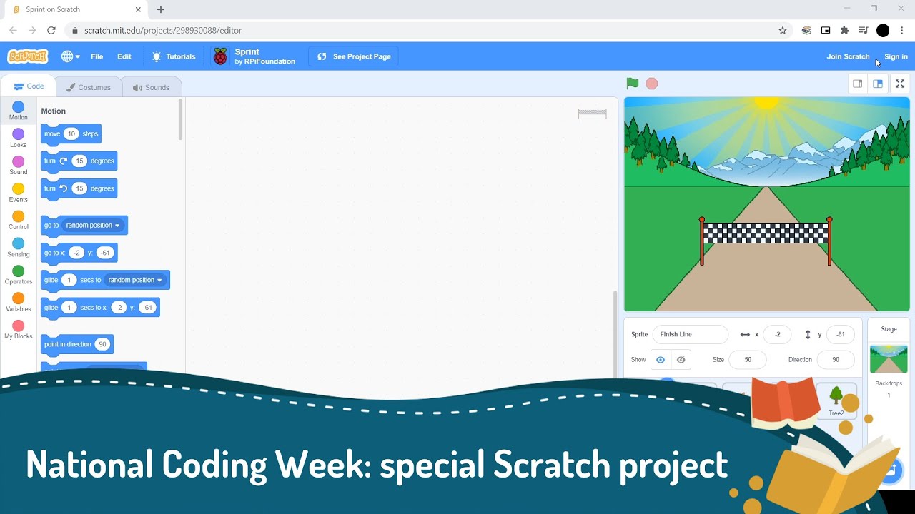 National Coding Week: special Scratch project - YouTube