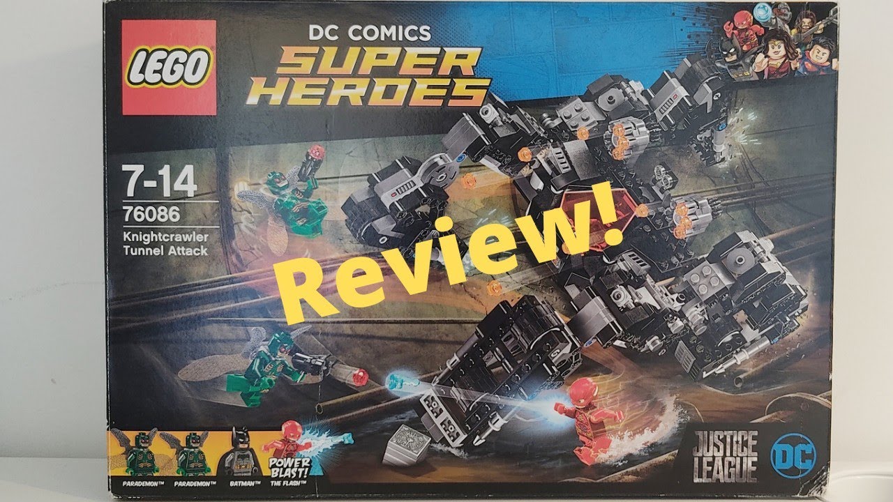 Lego batman knightcrawler tunnel attack (76086, 2017) review! - YouTube