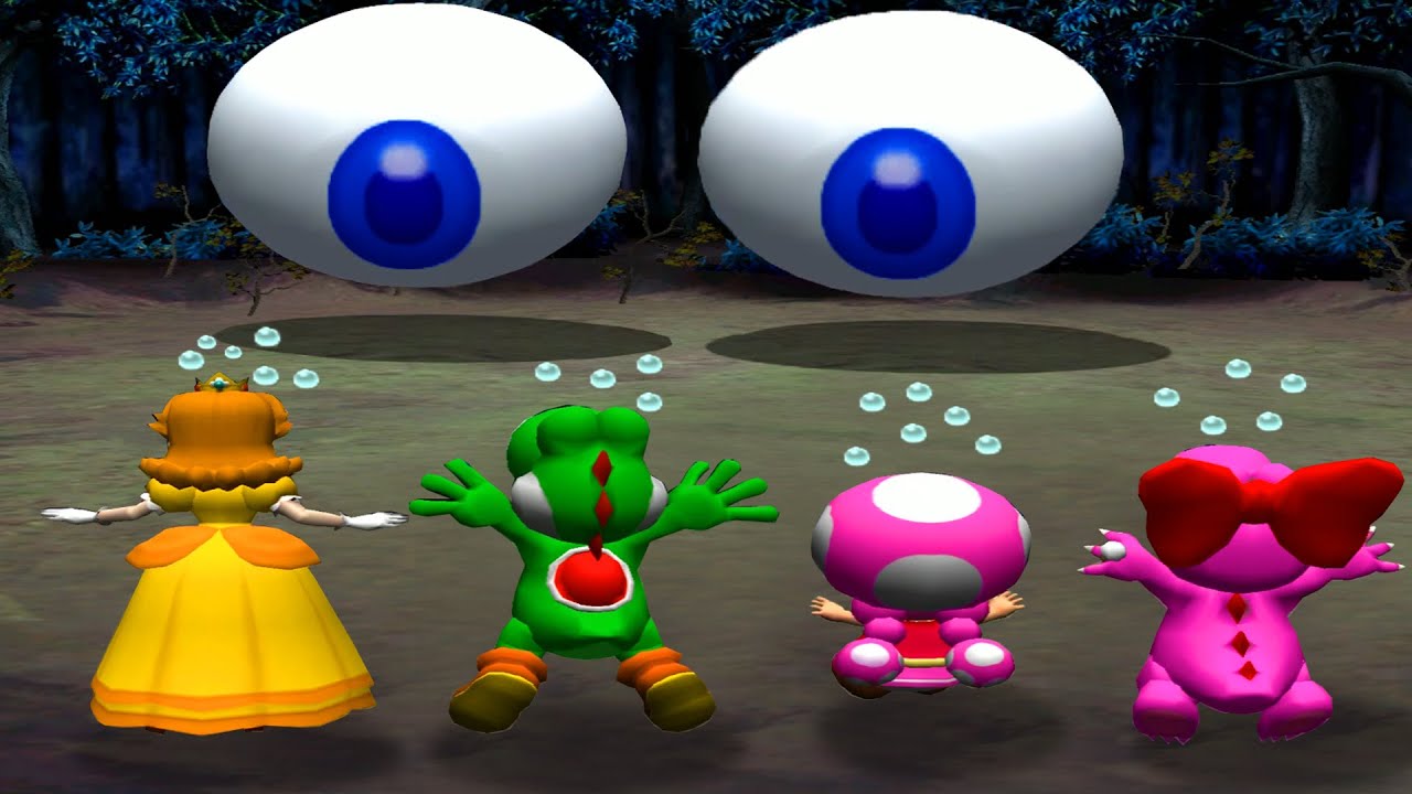 Mario Party 8 Minigames - Daisy Vs Yoshi Vs Toadette Vs Birdo (Master ...