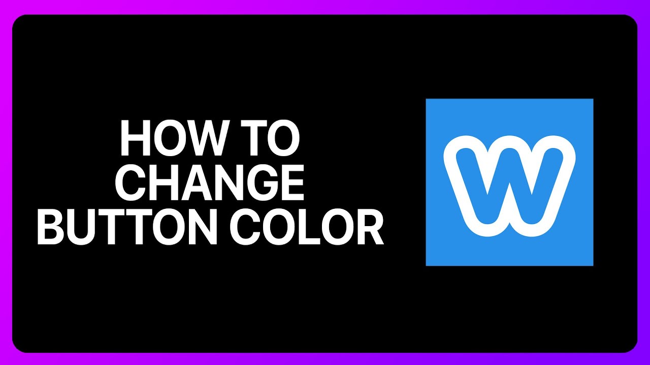 How To Change Button Color In Weebly Tutorial - YouTube