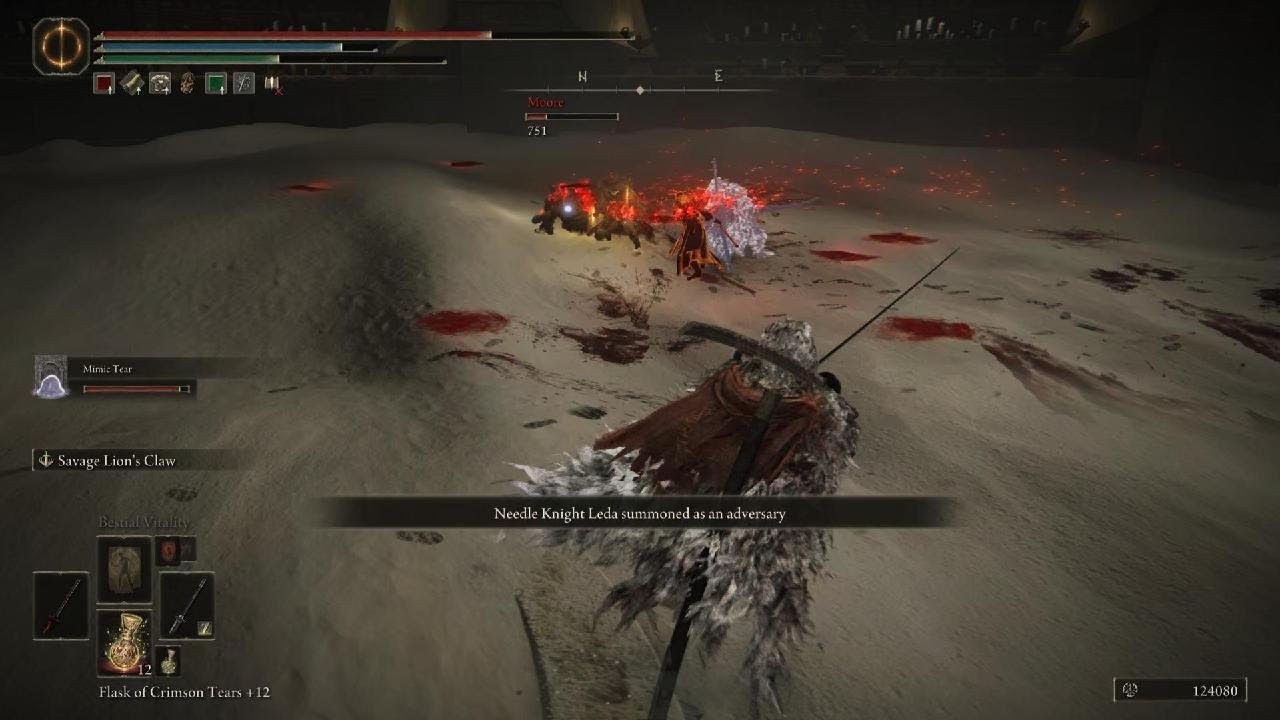 ELDEN RING - Needle Knight Leda boss fight - YouTube