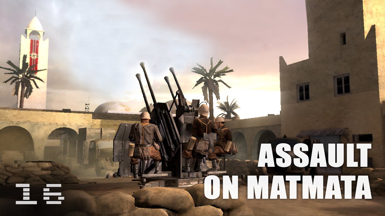 Assault on Matmata | Call of Duty 2 Gameplay ( 60 FPS ) | Part 16 ...